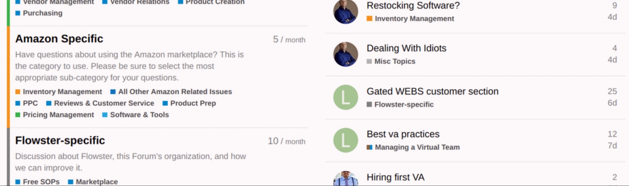 Amazon Sellers Forum | Flowster