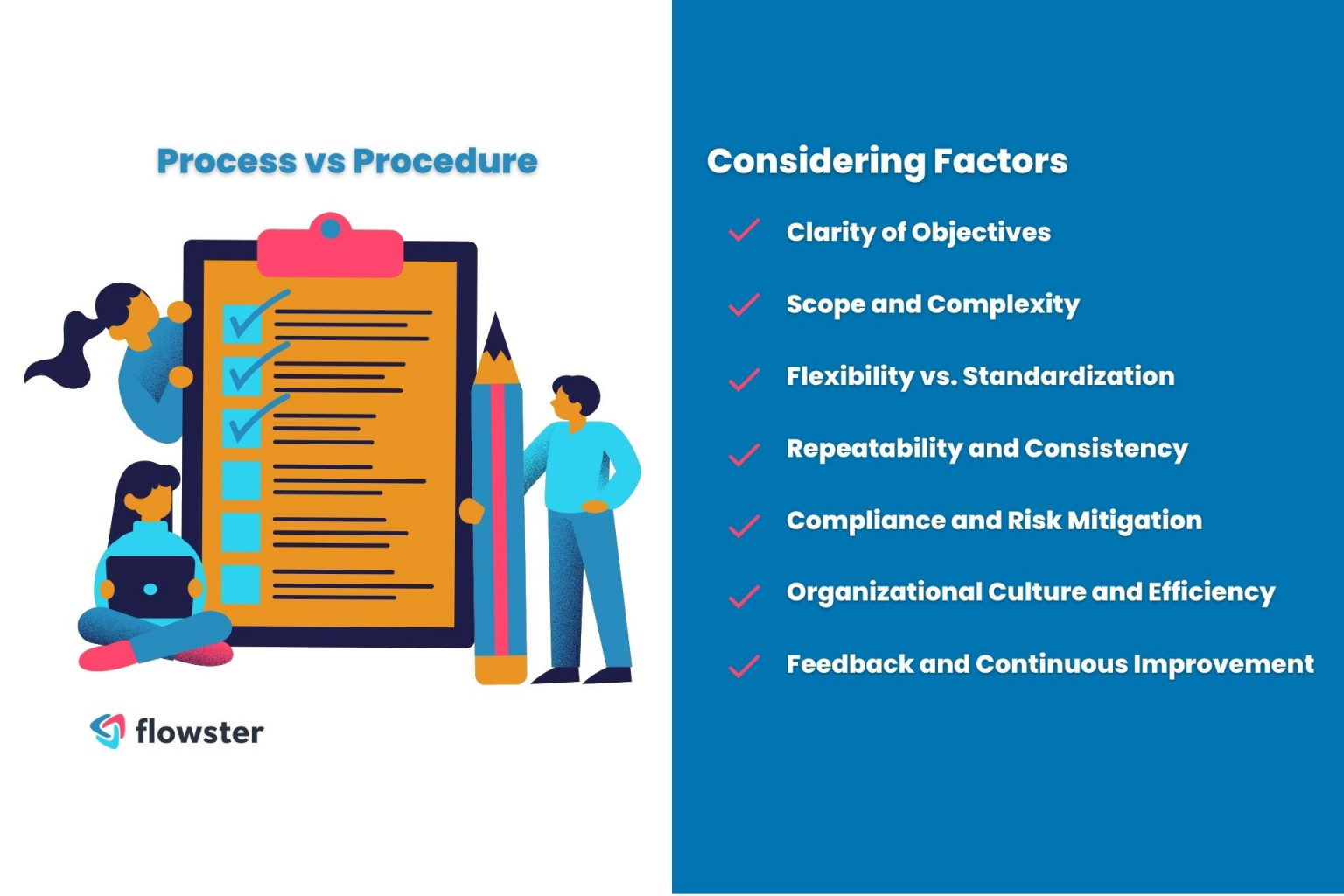 Process vs Procedure: How to Know Which is Right for Your Business Flowster